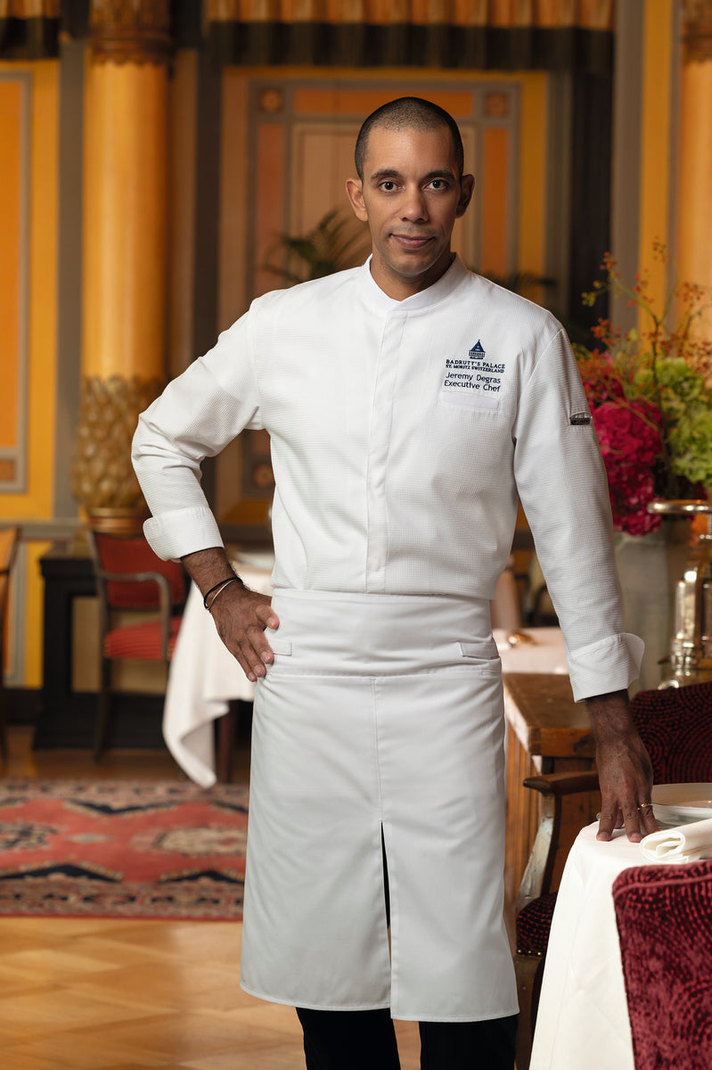 Clement Design TIME white chef jacket – clementdesign.ch